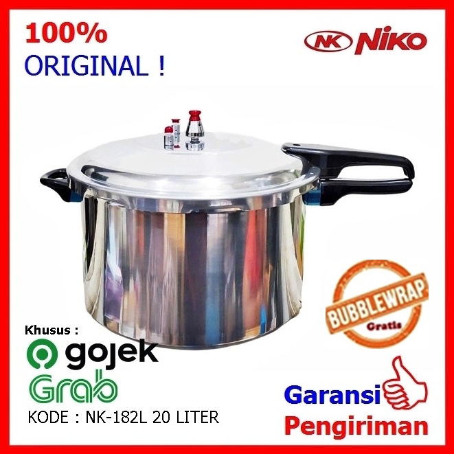 Jual Panci Presto Pressure Cooker Presto Jumbo 20 Liter NUMAN Khusus OJOL | Shopee Indonesia