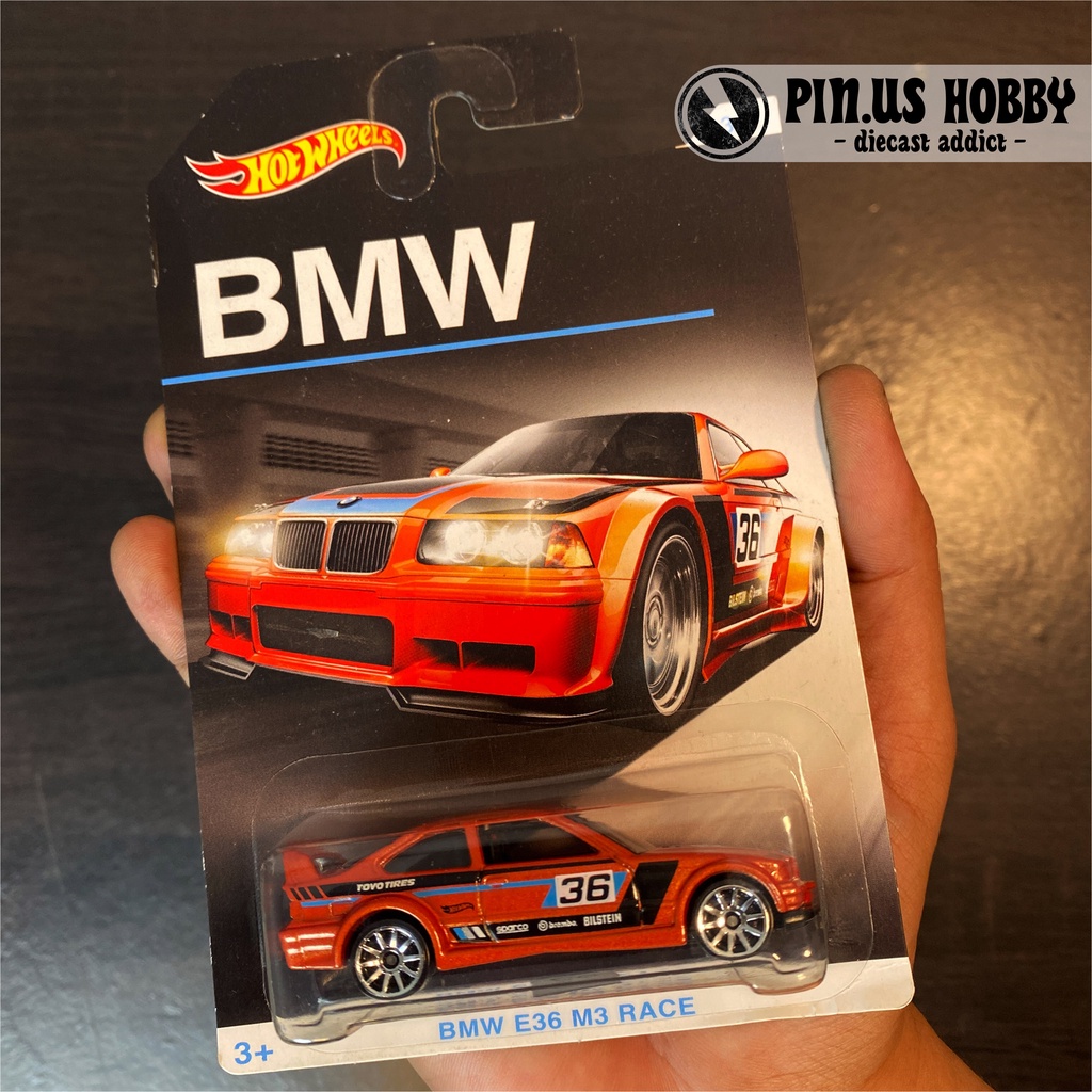 Jual HOT WHEELS BMW E36 M3 RACE OREN ORIGINAL MATTEL DIECAST HOTWHEELS ...