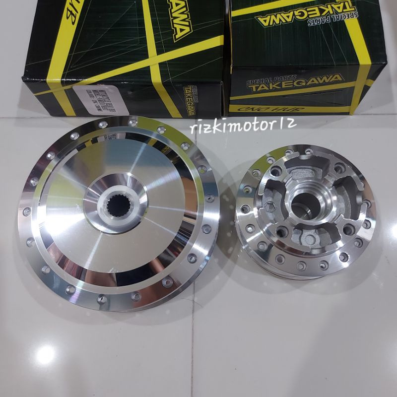 Jual TROMOL TAKEGAWA CRUM SET DEPAN BELAKANG MATIC HONDA BEAT/VARIO 110 ...