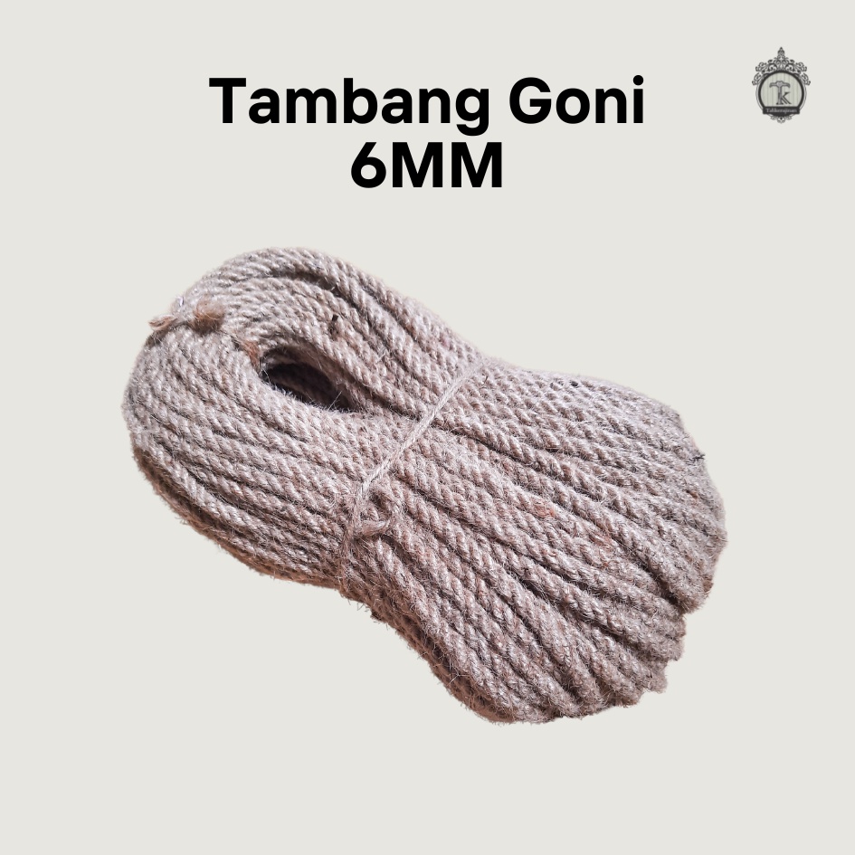 Jual Tali goni tambang goni 6mm meteran | Shopee Indonesia