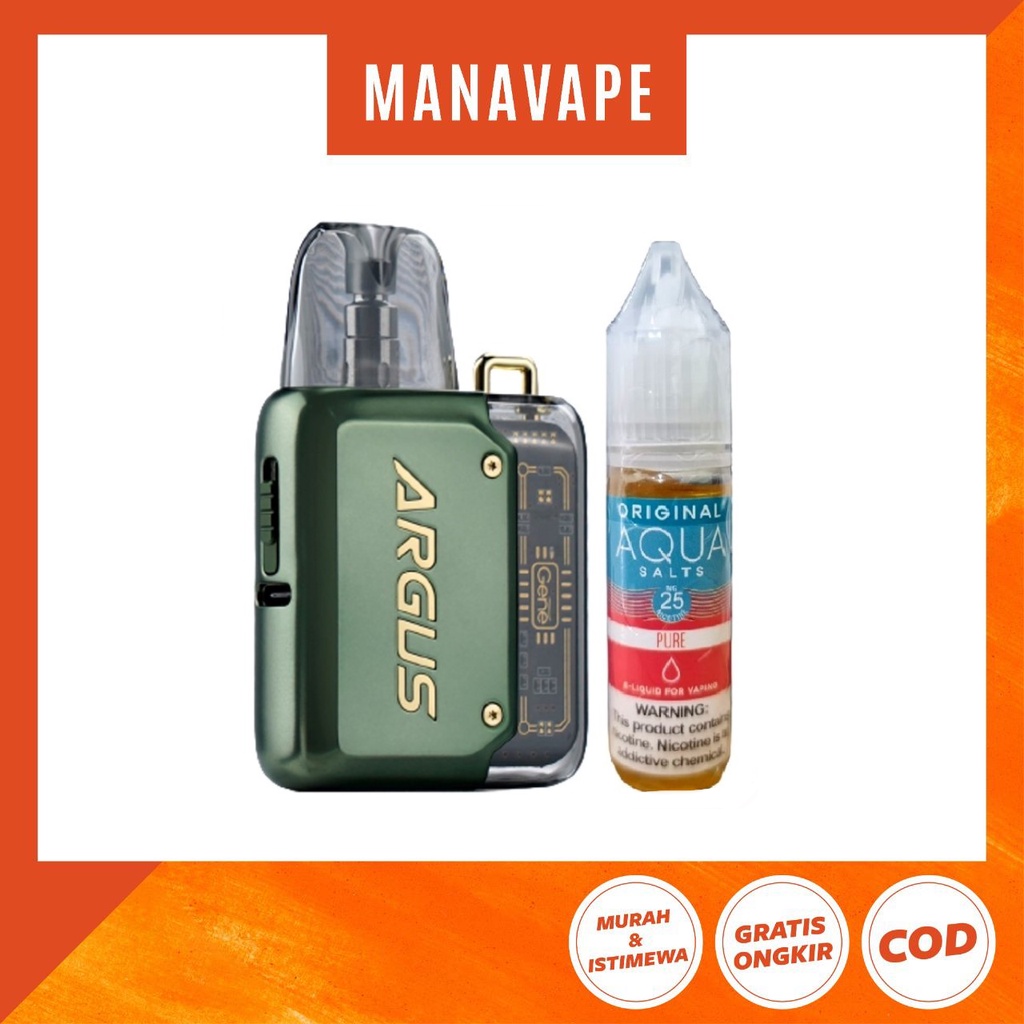 Jual ARGUS P1 POD AUTHENTIC by VOOPOO + LIQIUD SALT NIC 15ML | Shopee ...