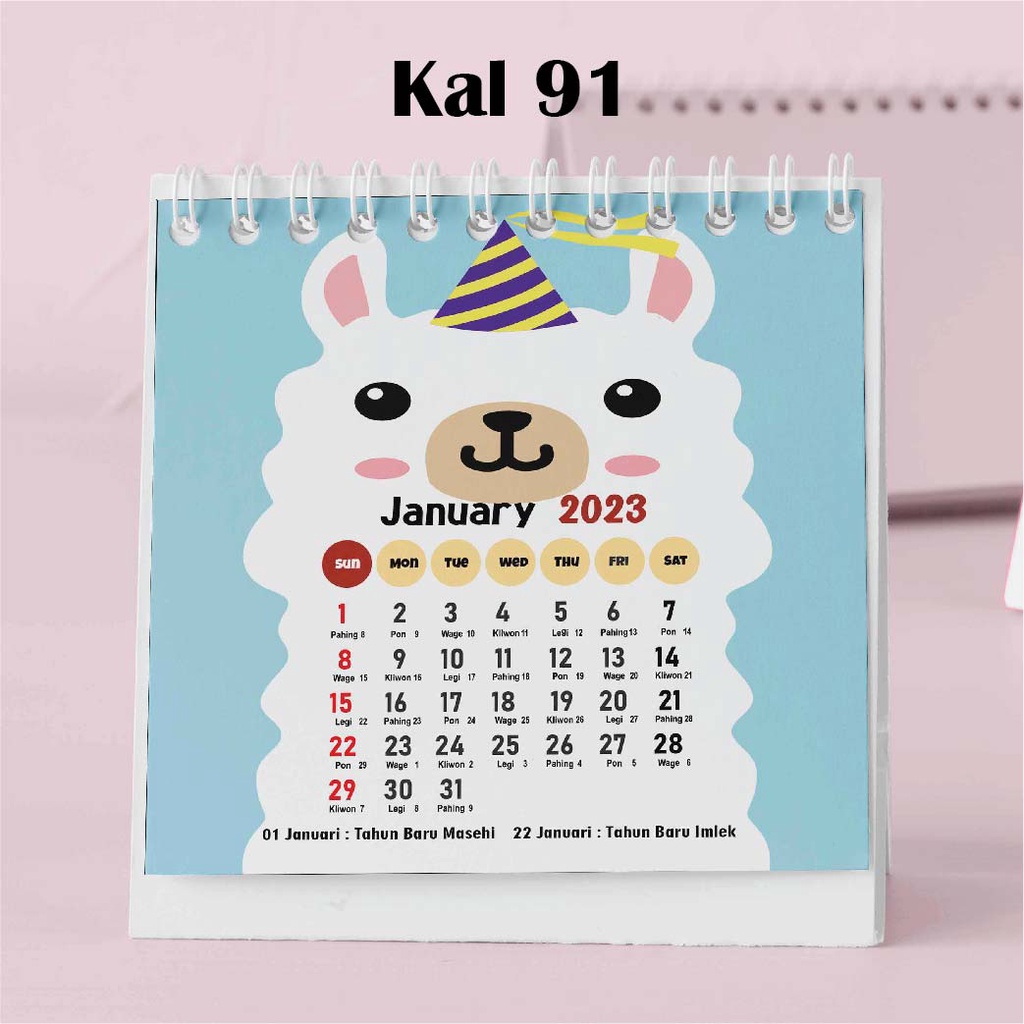 Jual Artomaringi Kalender Mini 2024 / Kalender Meja 2024 Custom KAL91 ...