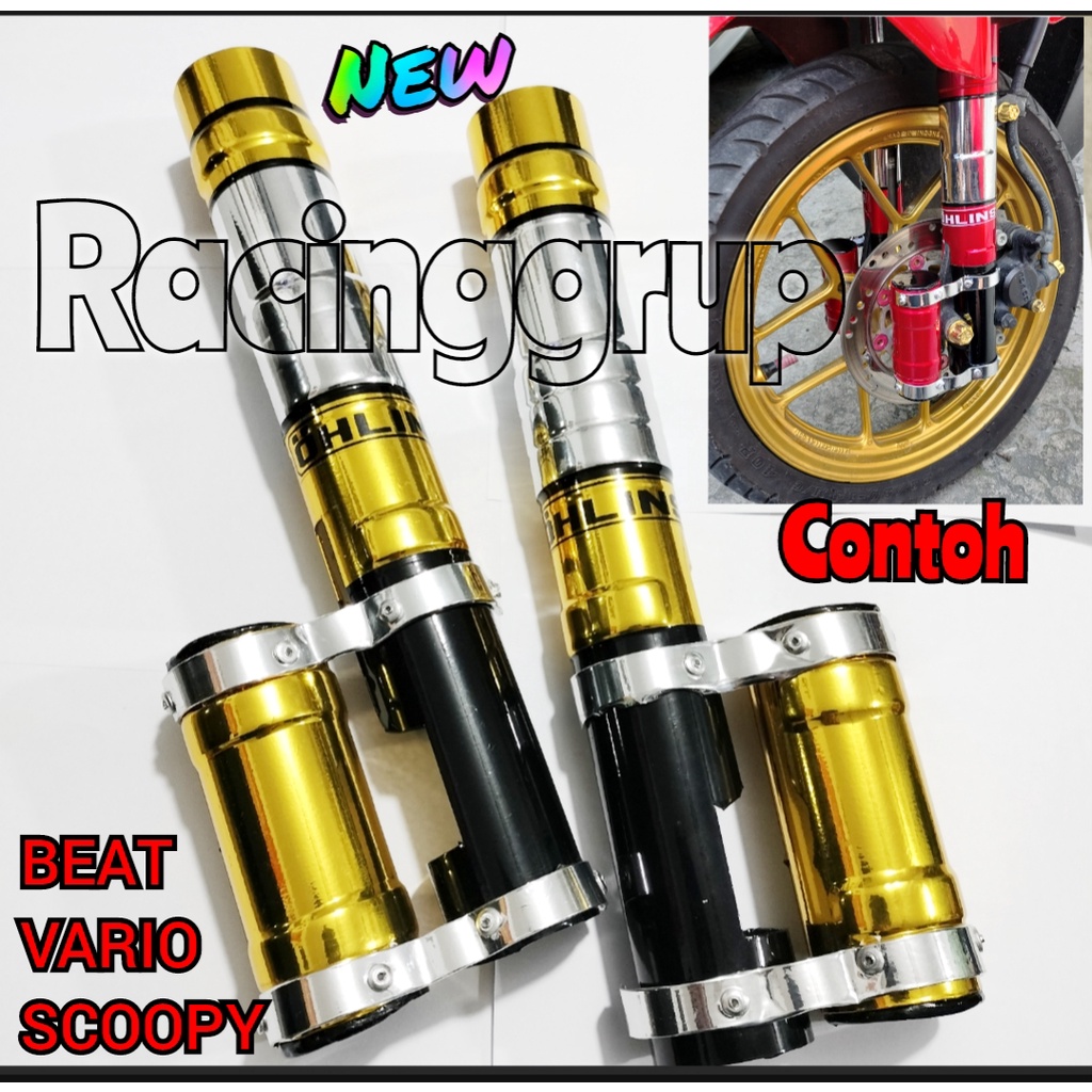 Jual Tabung shock depan belakang motor Honda dan Yamaha beat vario ...