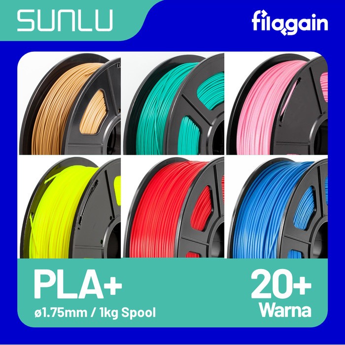 Jual SUNLU PLA+ / PLA Plus Pro / ⌀1.75mm / 1kg / 3D Filament | Shopee ...