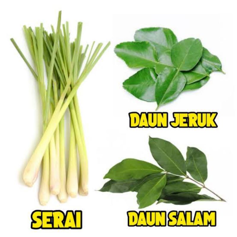 Jual Paket Daun Jeruk, Salam, Serai (Sayuran Segar) | Shopee Indonesia