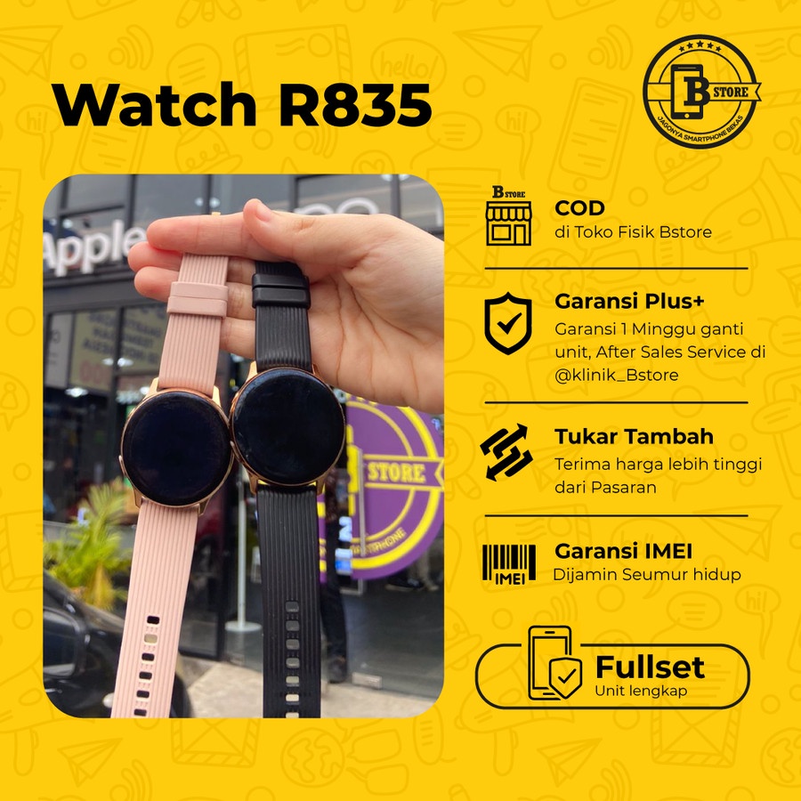 Jual Samsung Galaxy WATCH R835 40mm LTE - COD SURABAYA | Shopee Indonesia