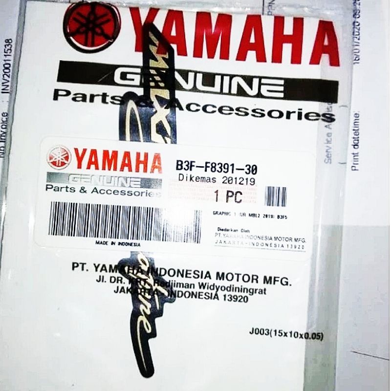 Jual STIKER STICKER EMBLEM LOGO YAMAHA MAXI SIGNATURE NMAX LEXI ...
