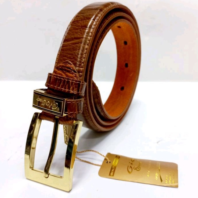 Jual GESPER PRIA GIO 2000 ORIGINAL/IKAT PINGGANG KLASIK PRIA/Ukuran 3cm ...