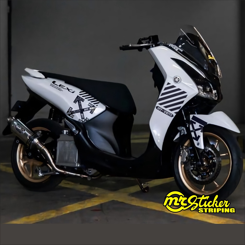 Jual Decal Sticker Lexi 125 Fullbody-Dekal stiker yamaha lexi OW simple ...