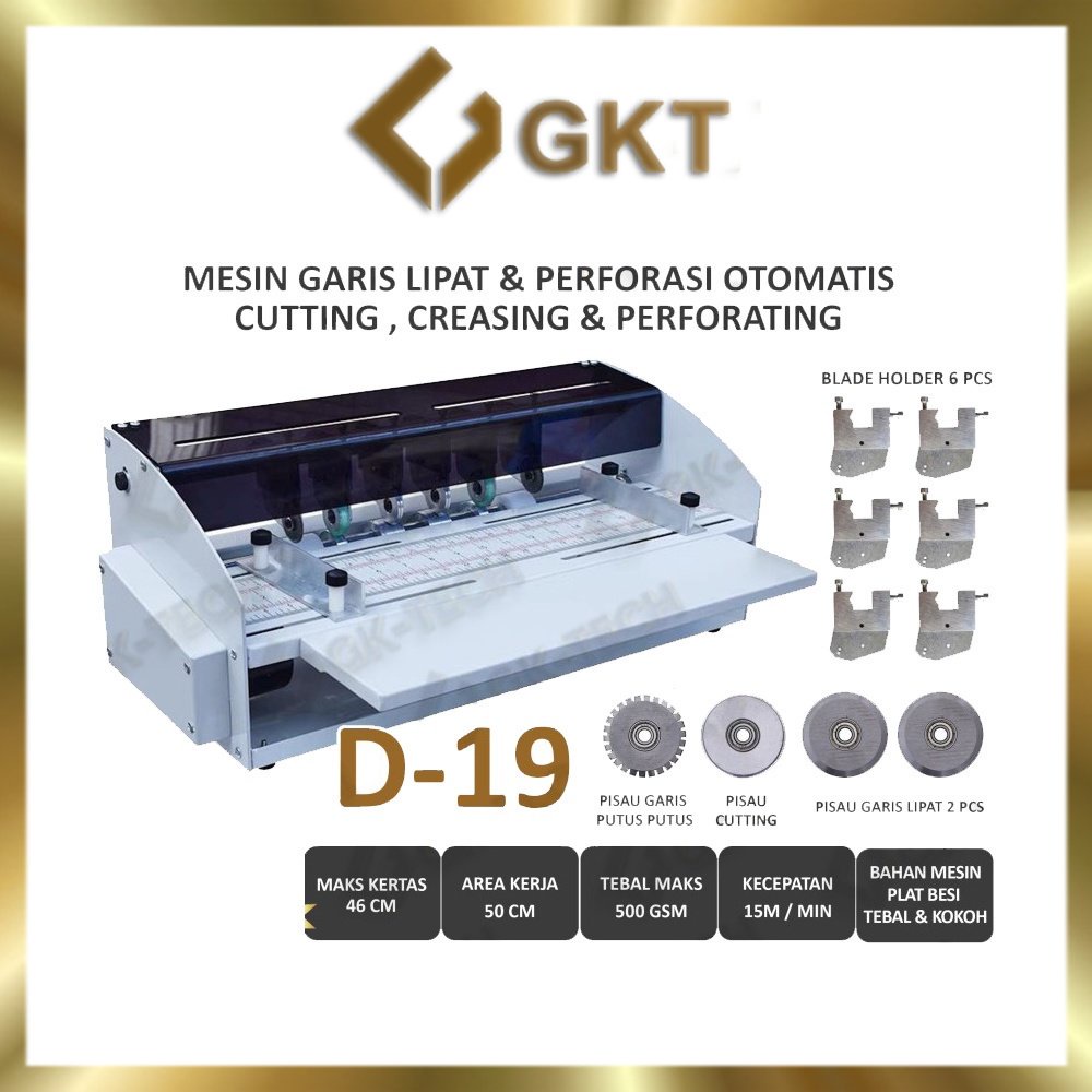 Jual Mesin Electric Cutting, Creasing & Perforating ( Mesin pemotong kertas, Pembuat Lipatan ...