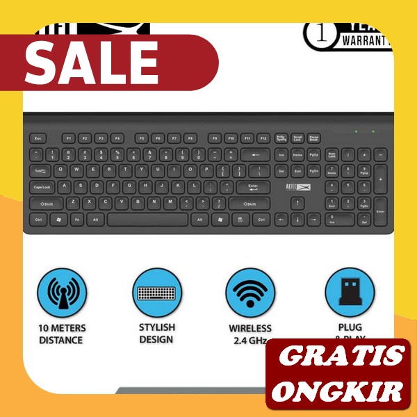 Jual Keyboard Mini Wireless Bluetooth Slim Keyboard Komputer Wireless ...