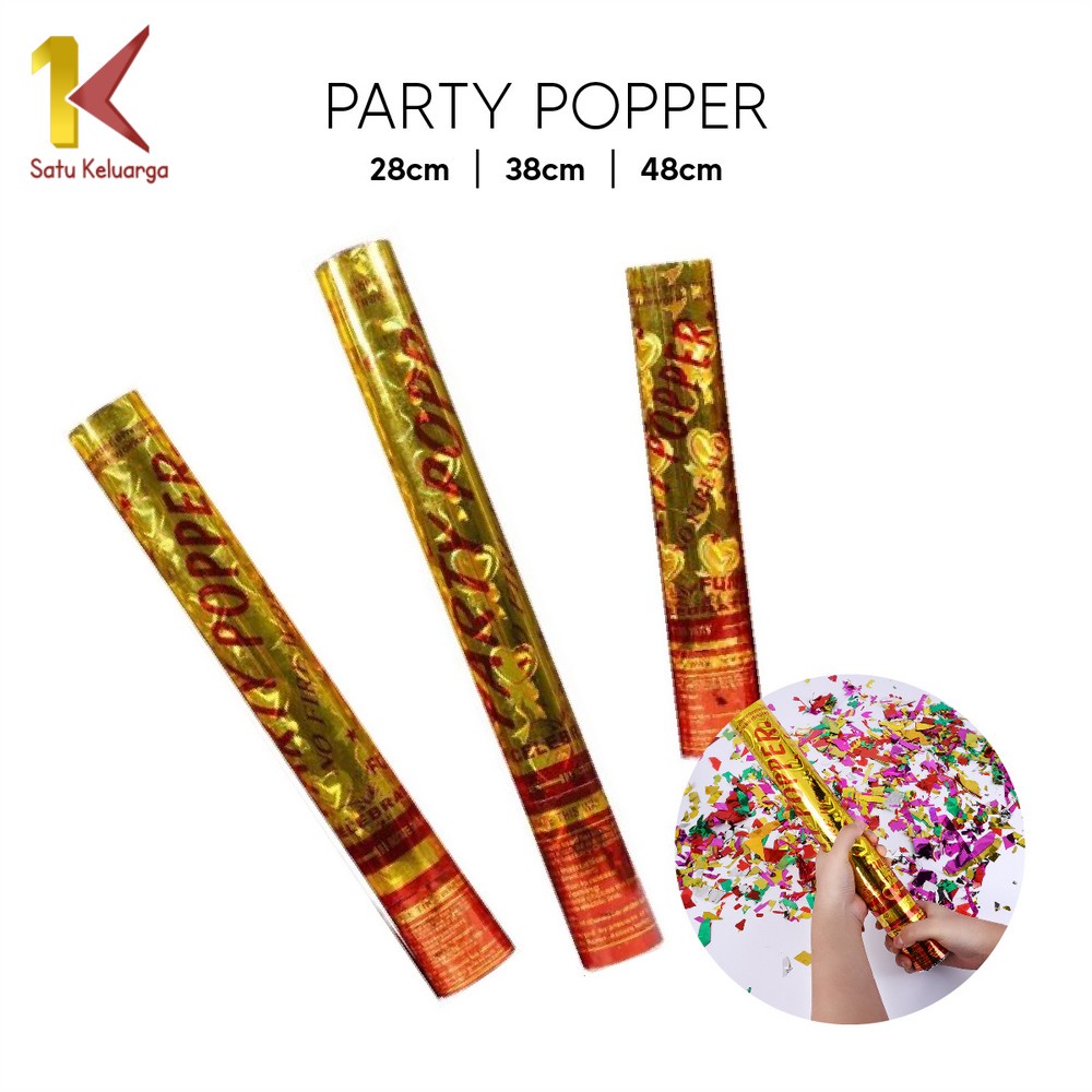 Jual Satu Keluarga Confetti Popper Party C785 Pesta Semburan Kertas ...