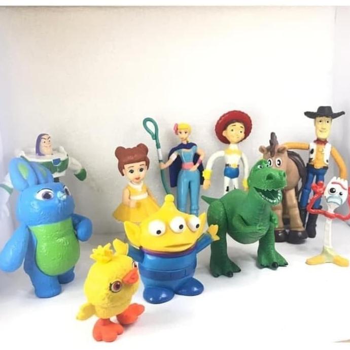 Jual Action Figure Set Toy Story 4 With Forky Topper Cake Hiasan Kue ...