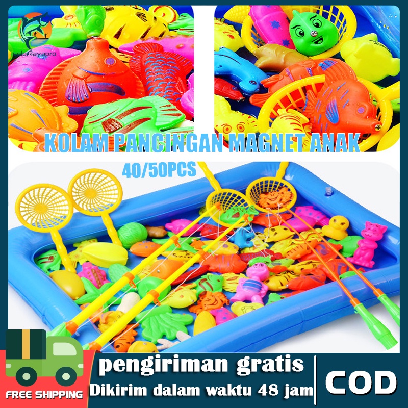 Jual MOMMYCARE MAINAN PANCING IKAN MAGNET DAN KOLAM PANCINGAN MAGNET ...
