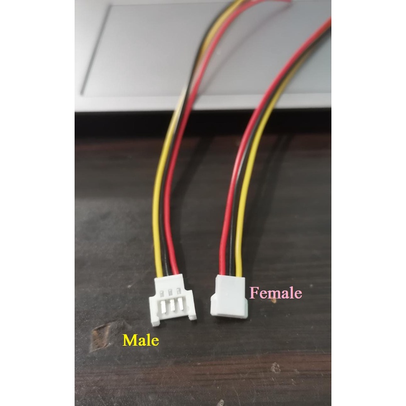 Jual 15cm Kabel Konektor JST DS LOSI 2.0mm 3Pin 3P Male Female Soket Putih pipih connector pipih ...