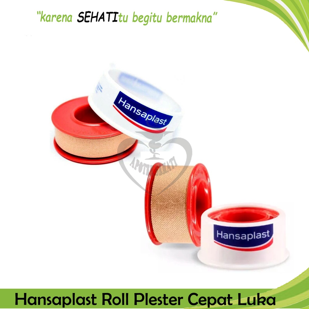 Jual HANSAPLAST PLESTER ROLL KECIL 1.25CMX1M | Shopee Indonesia