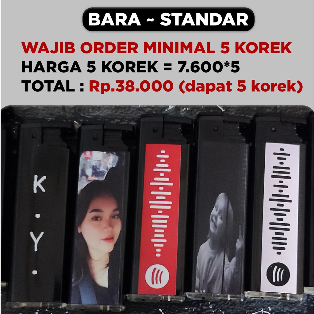 Jual KOREK API GAS CUSTOM// KOREK BARA CUSTOM// 1 HARI JADI | Shopee ...