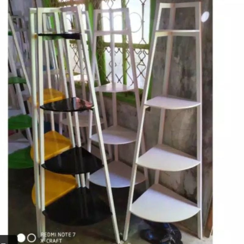 Jual RAK BUNGA SUDUT MINIMALIS FULL BESI | Shopee Indonesia