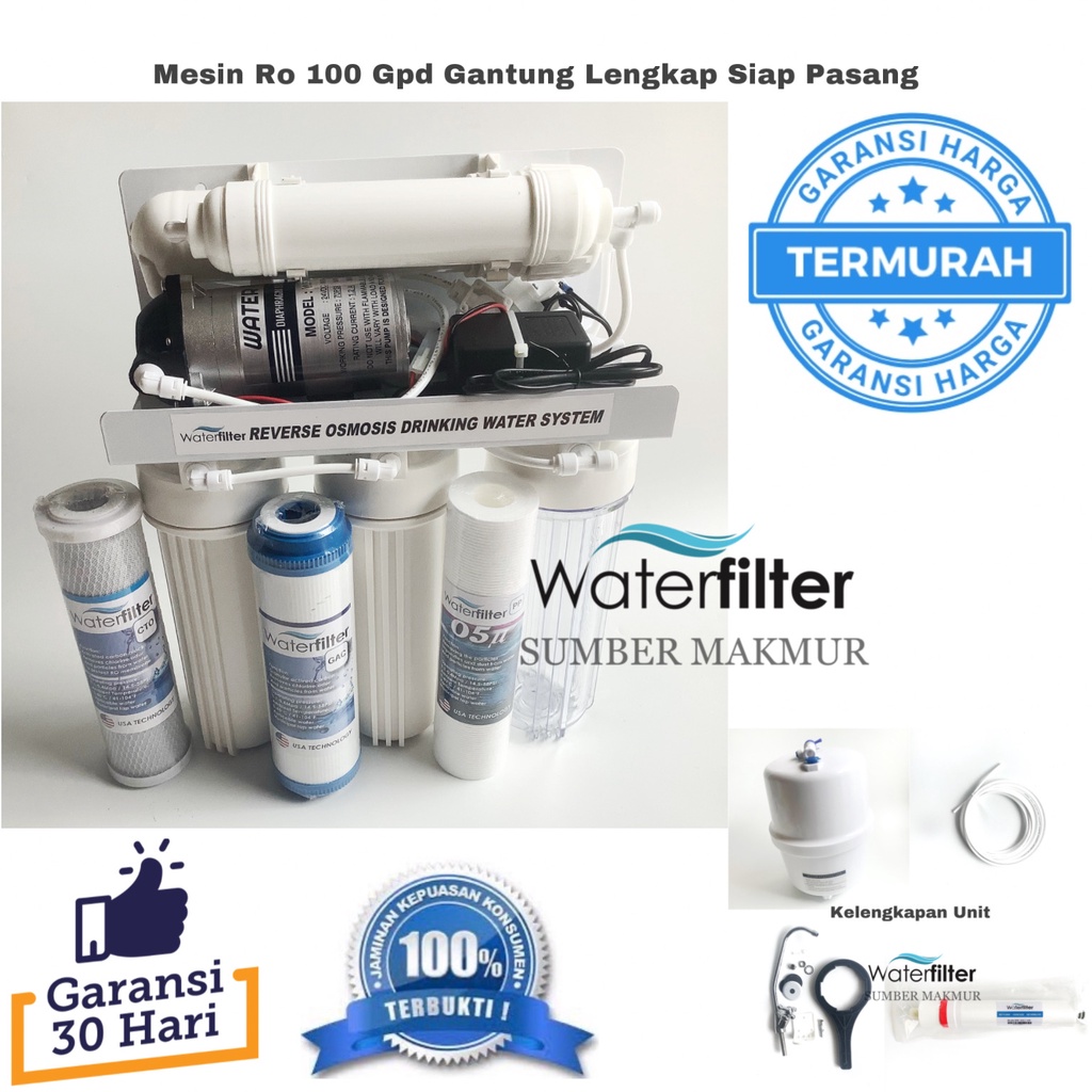 Jual Mesin Ro 100 Gpd Gantung 5 Step | Shopee Indonesia