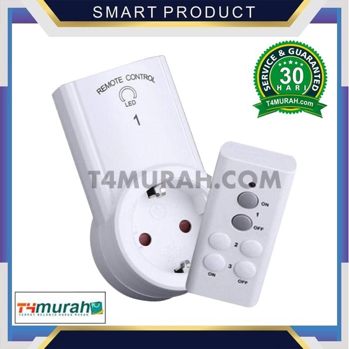 Jual STEKER REMOTE SOCKET STOP KONTAK REMOT CONTROL | Shopee Indonesia