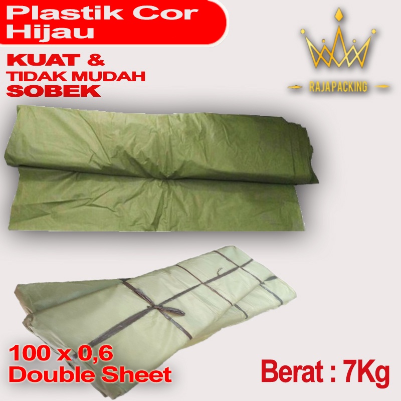 Jual PLASTIK COR HIJAU BUTEK | Plastik Cor | Plastik PE | Plastik Cor ...