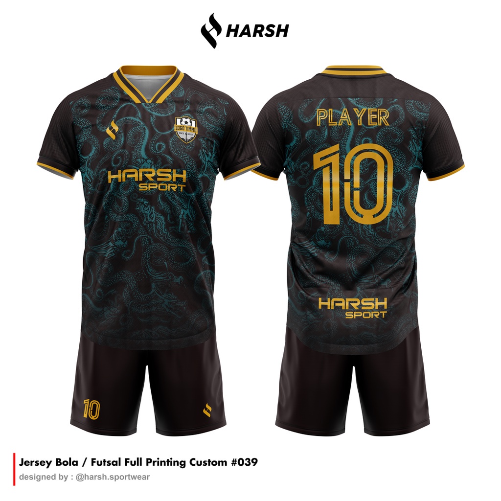 Jual JERSEY BAJU FUTSAL / BOLA FULL PRINTING BISA CUSTOM DESIGN FREE ...
