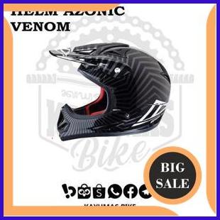 Jual sparepart HELM AZONIC KAMIKAZE VENOM HELMET 1F3BZ3 | Shopee Indonesia