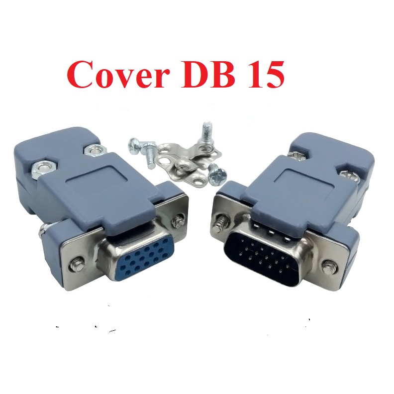 Jual Cover Plastik tutup konektor Soket Adaptor Housing DB15 DB 15 VGA | Shopee Indonesia