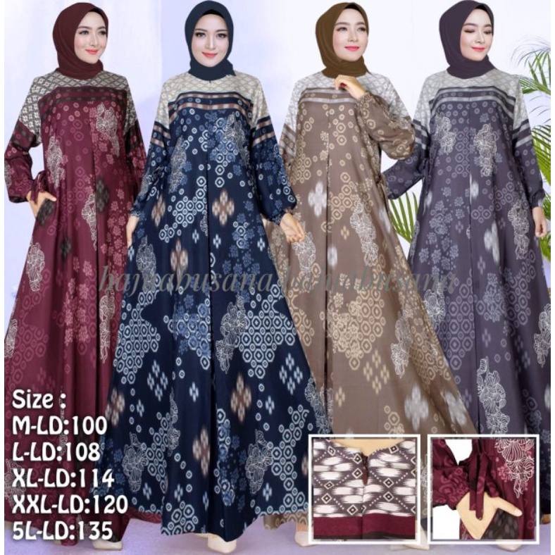 Jual COD GAMIS SILK TERBARU/GAMIS SILK BUSUI MODEL ABAYA/GAMIS MAXMARA ...