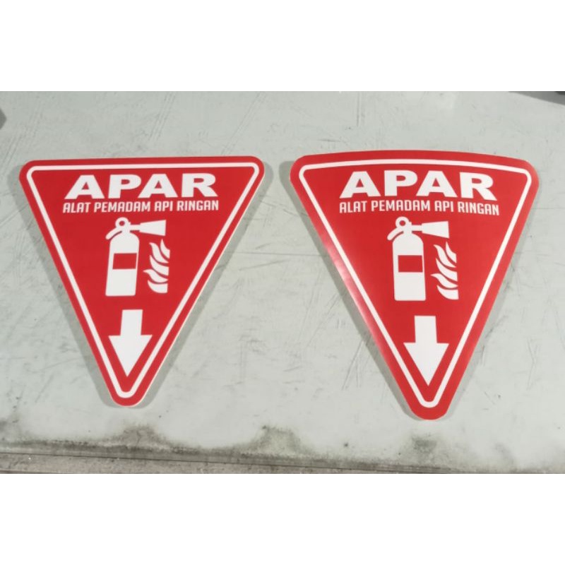 Jual apar pemadam sign tanda tata cara pemakaian pvc petunjuk rambu ...