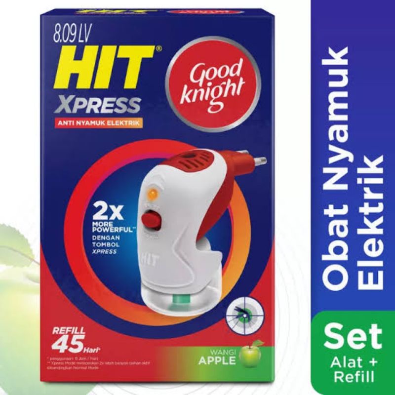 Jual Hit Xpress Good Knight Anti Nyamuk Elektrik (Isi Alat dan Refill ...