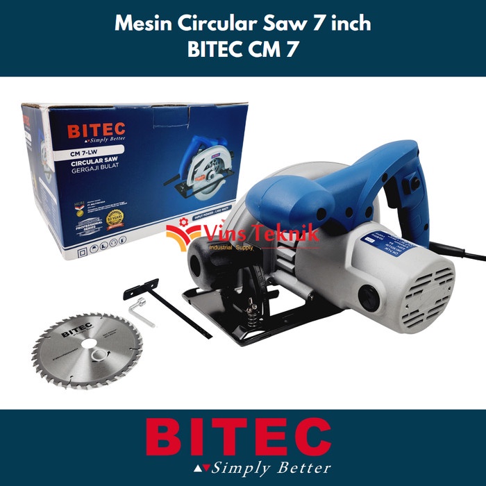 Jual MESIN GERGAJI KAYU CM7 BITEC CM 7 CIRCULAR SAW 7 INCH | Shopee Indonesia