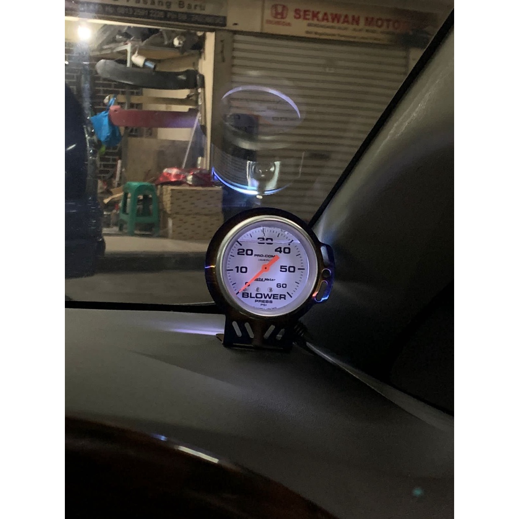 Jual BOOST METER VACUM TURBO METER R4 AUTOMETER GAUGE 60 PSI | Shopee Indonesia