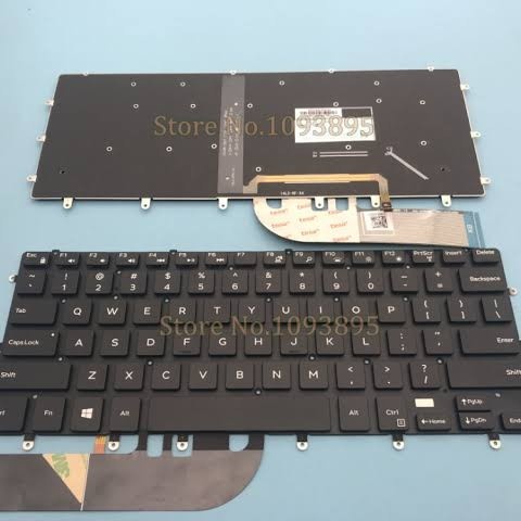 Jual Keyboard Laptop DELL XPS 15 7590 9550 9560 9570 US | Shopee Indonesia