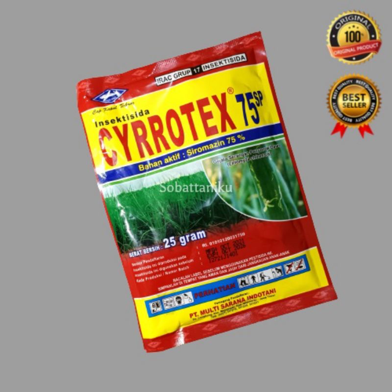 Jual Insektisida Cyrrotex 75 SP 25 gram Siromazin 75% Cyrotex ...