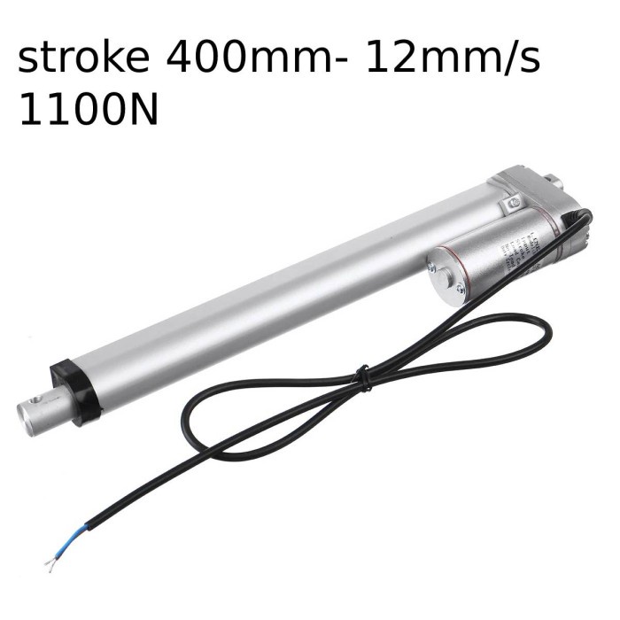 Jual Actuator Electric Linear Motor Controller 400mm Stroke 1500N 12V ...