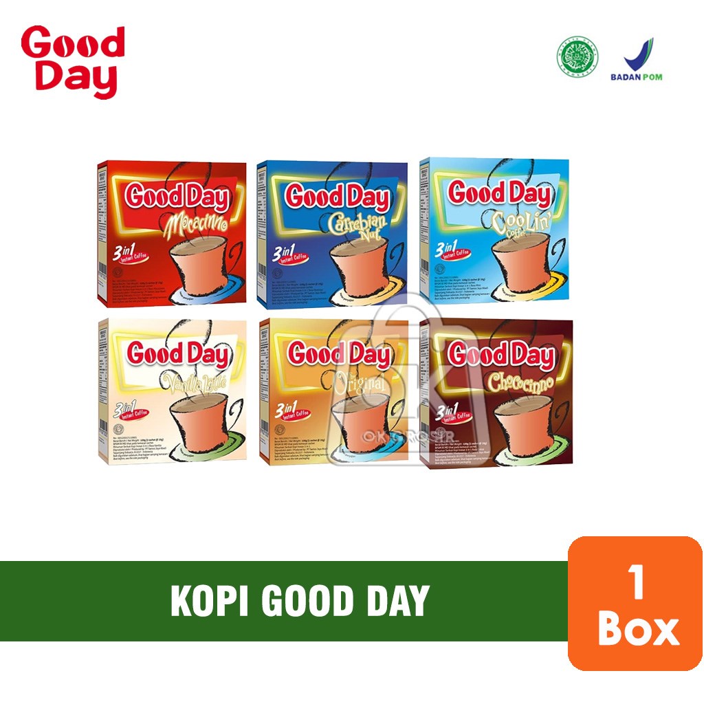 Jual Good Day Coffe All Variant / Kopi Instant 3 in 1 / isi 5 Sachet (1 ...