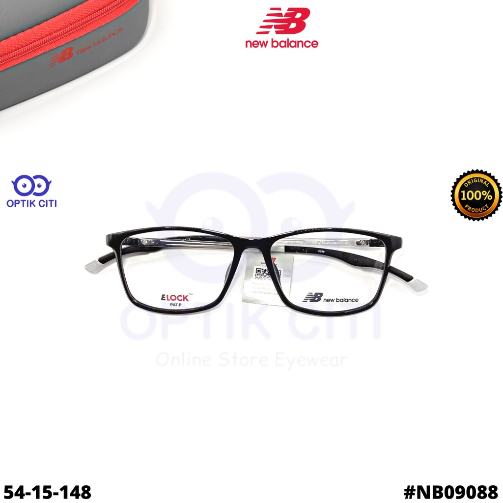 Jual Frame Kacamata Pria New Balance Original Sporty Elock NB09088 ... Jual Frame Kacamata Pria New Balance Original Sporty Elock NB09088 ...