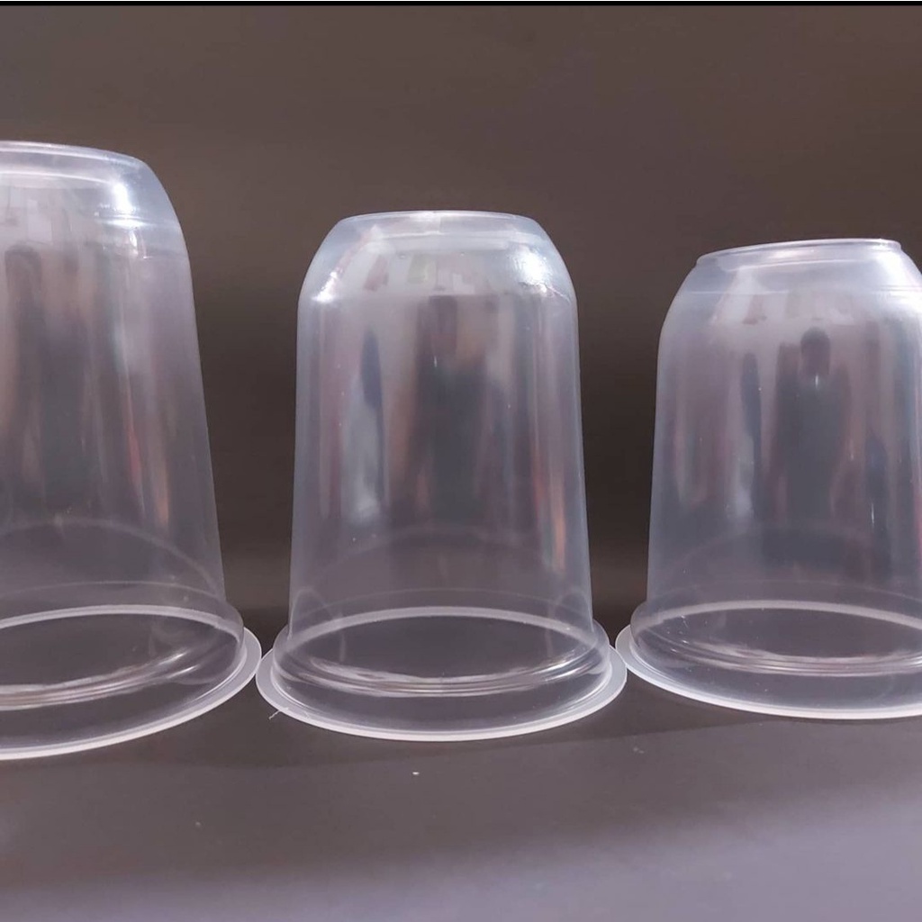 Jual Gelas Oval 18oz Cup Bulat Tebal 22oz 22oz 12oz 14oz 16oz - Gelas ...