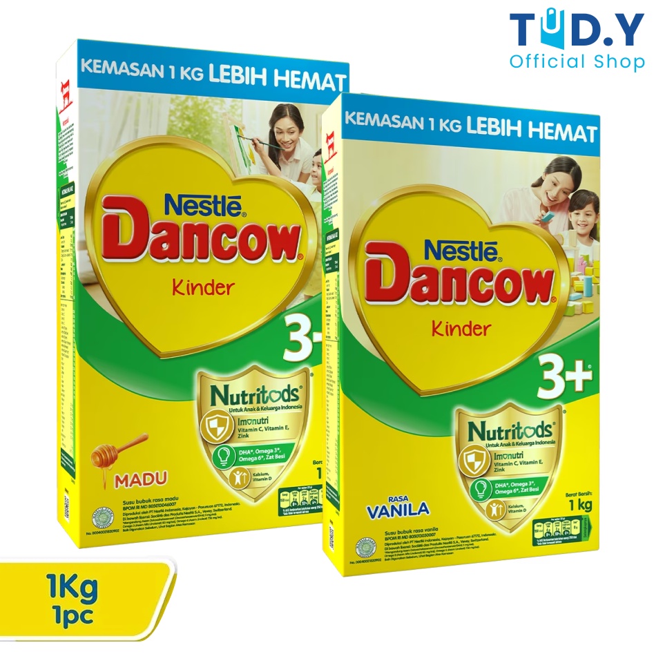 Jual Nestle Dancow 3+ Nutritods Susu Pertumbuhan Rasa Vanila & Madu 3-5 ...