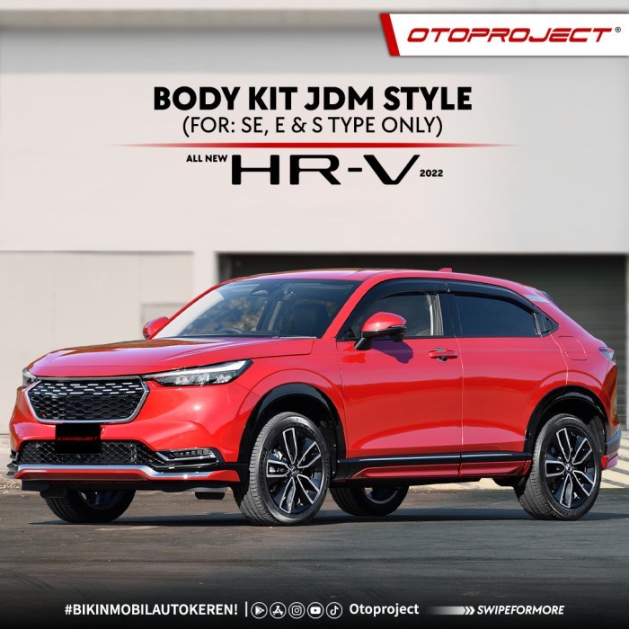 Jual Otoproject BodyKit All New HRV 2022 Up JDM Style (Non RS) | Shopee ...