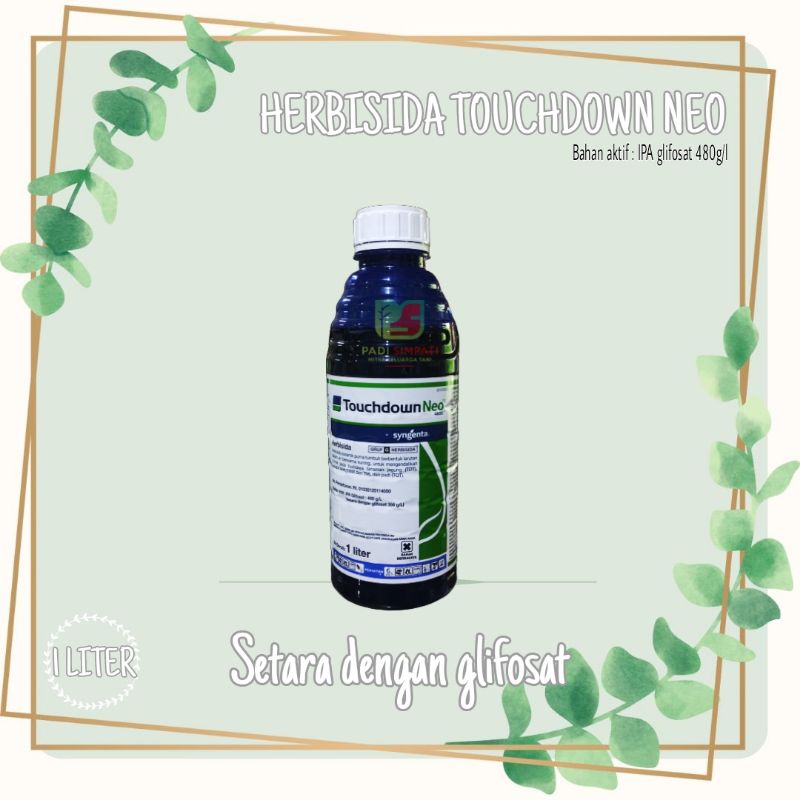 Jual TOUCHDOWN NEO 480 SL HERBISIDA SISTEMIK 1 LITER | Shopee Indonesia