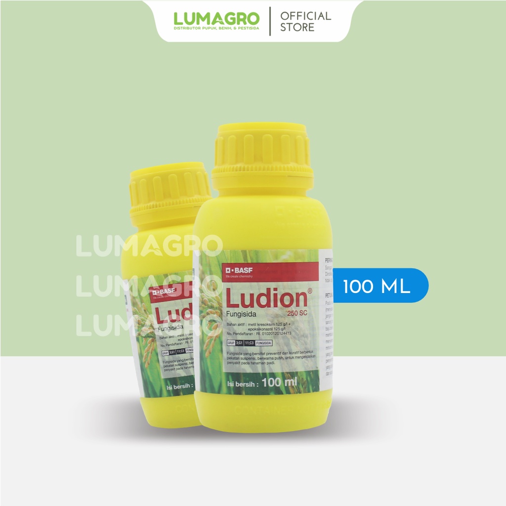 Jual Fungisida Ludion 250SC 100ml Epoksikonazol Metil Kresoksim Obat Hawar Pelepah Padi | Shopee ...