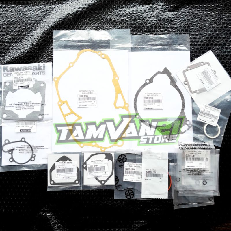 Jual PAKING GASKET FULSET NINJA RR R SS ORIGINAL | Shopee Indonesia