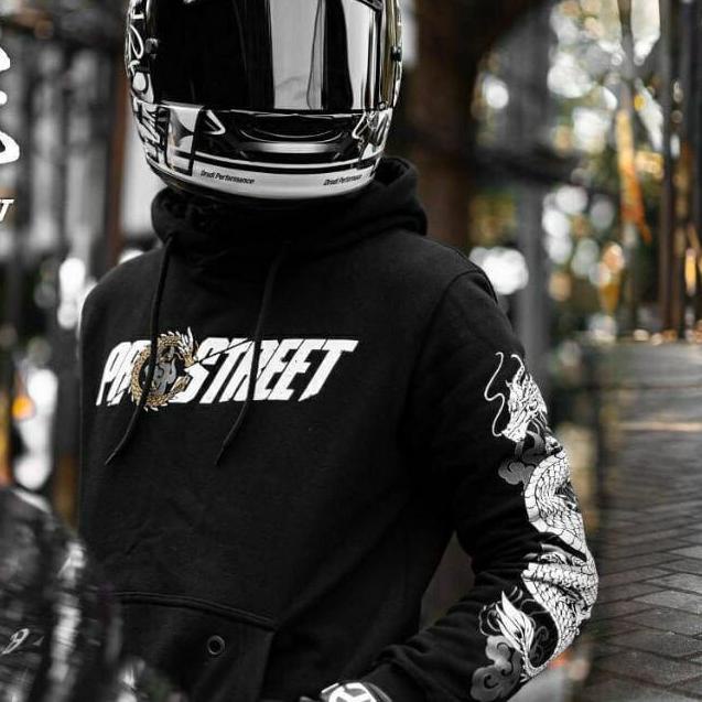 Jual HOODIE PROSTREET KIN RYU BLACK NEW /HOODIE SUNMORI PRIA/ SWEATER ...