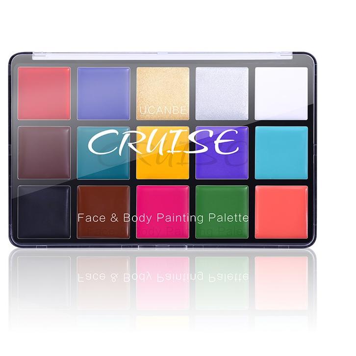Jual Promo UCANBE CRUISE Face Painting Oil Base PREMIUM Art Makeup 15 ...