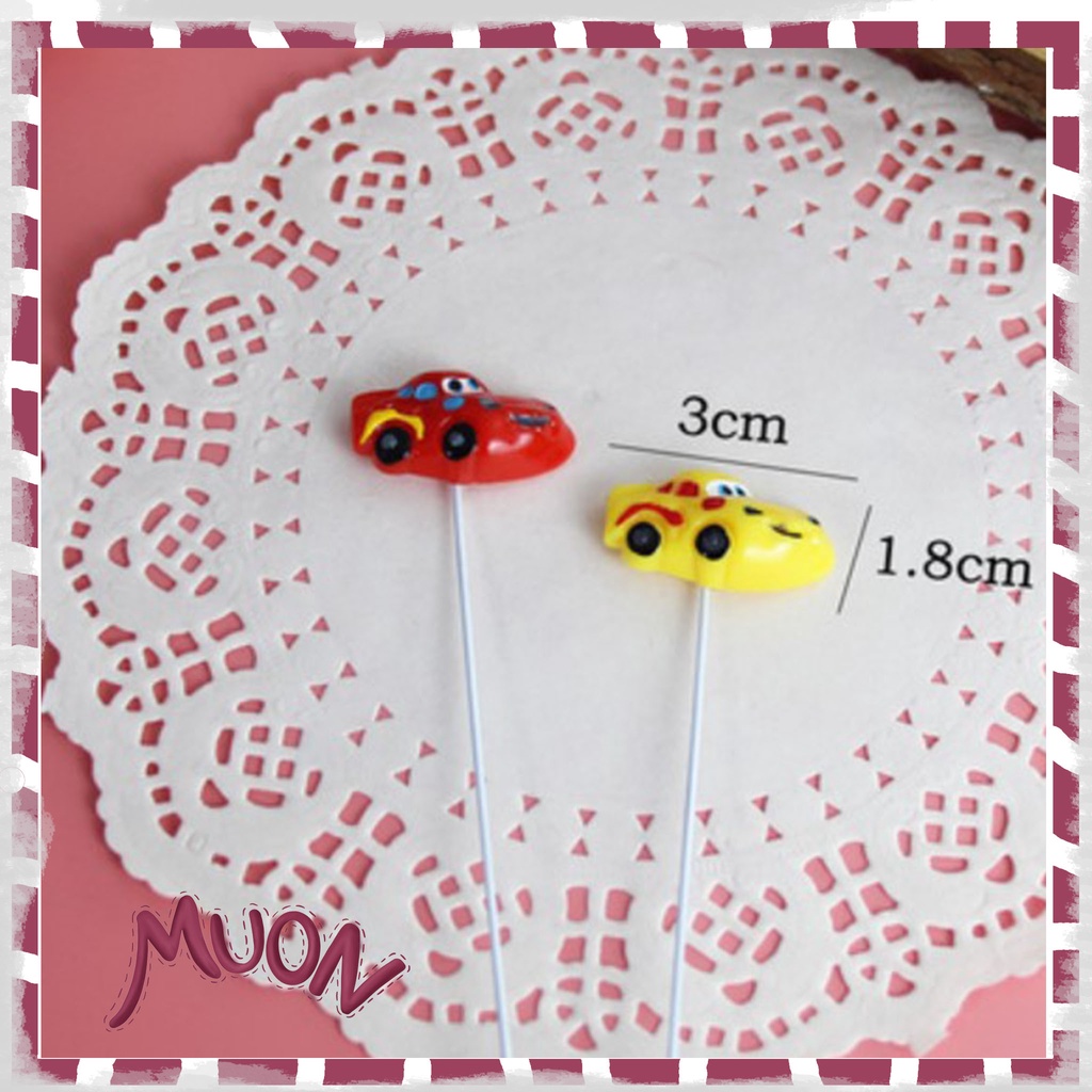 Jual Set Topper Cars Kartun Mobil Lightning McQueen Hiasan Dekorasi Kue ...