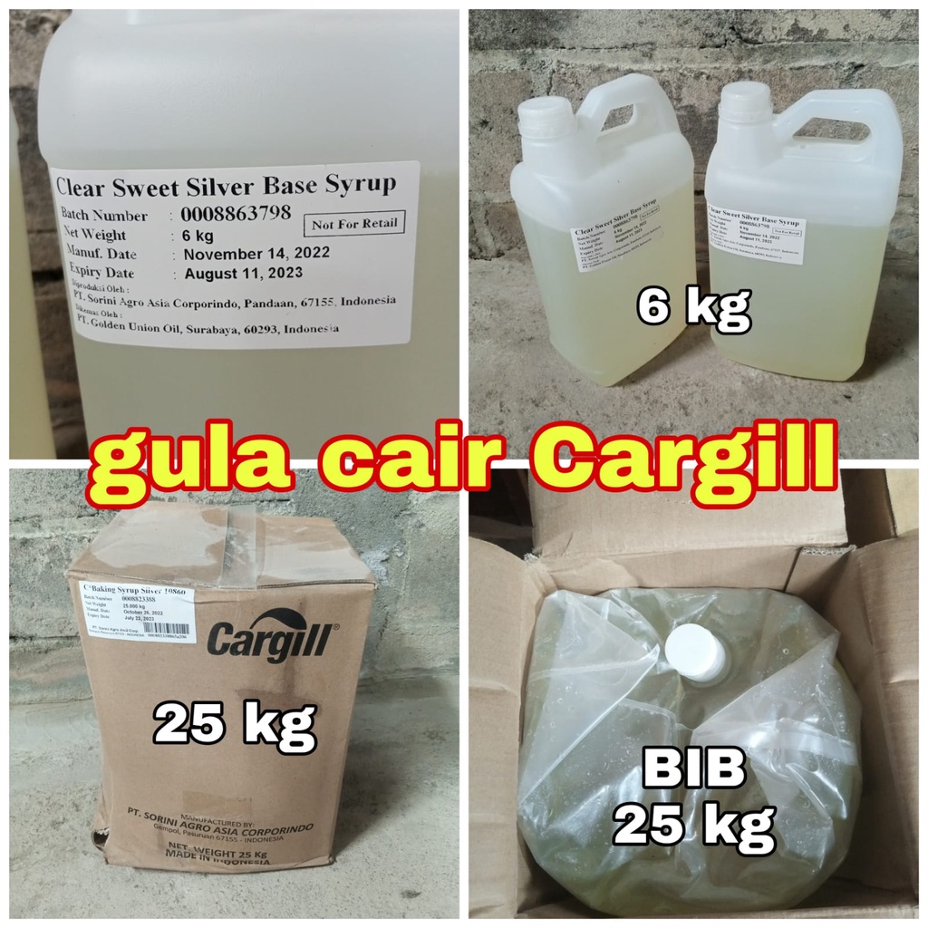 Jual GOSEND Cargill Gula Cair Fruktosa 25 Kg / Fructose Sugar Syrup ...