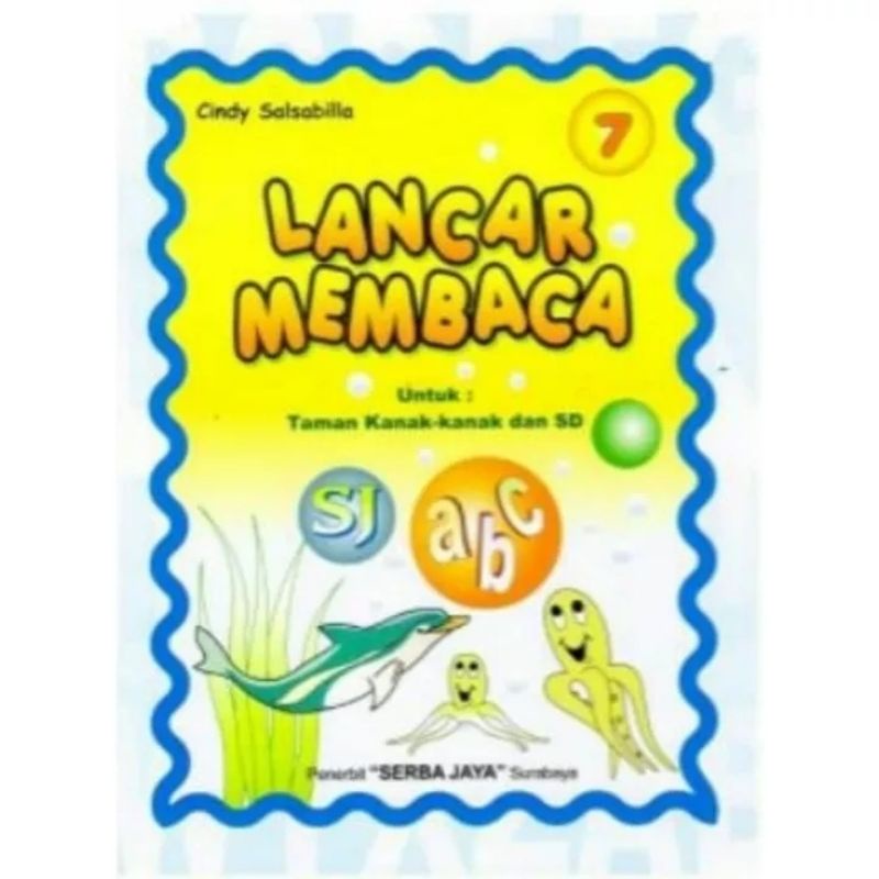Jual Buku Lancar Membaca Jilid 7 untuk TK & SD Serba Jaya | Shopee ...