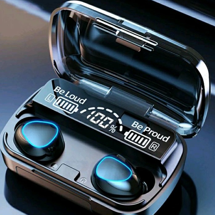 Jual Headset Bluetooth TWS M10 Wireless Earphone Full Bass PB 2000mAh ...